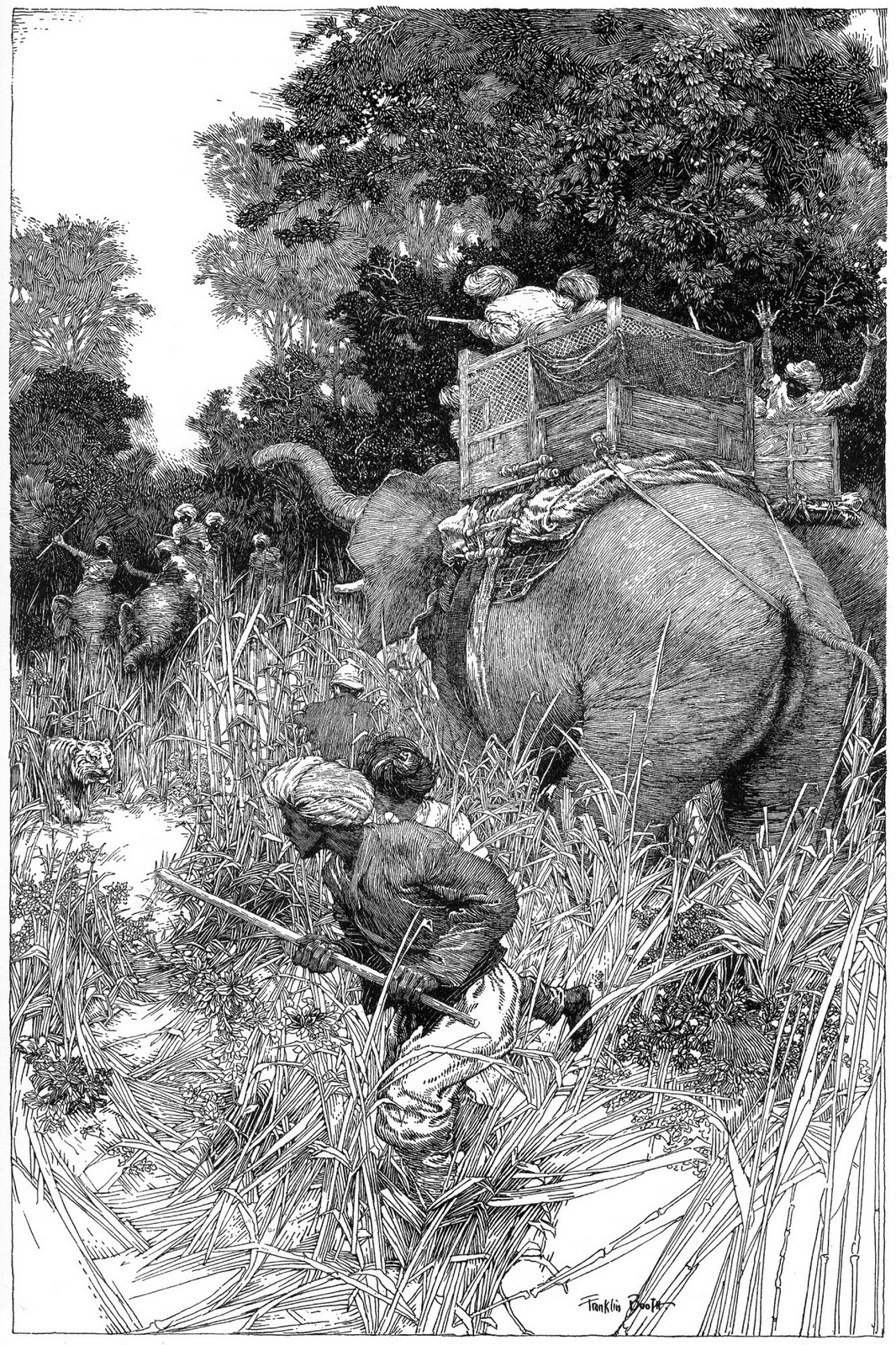 Franklin Booth - Draw Planet - výtvarné ateliéry