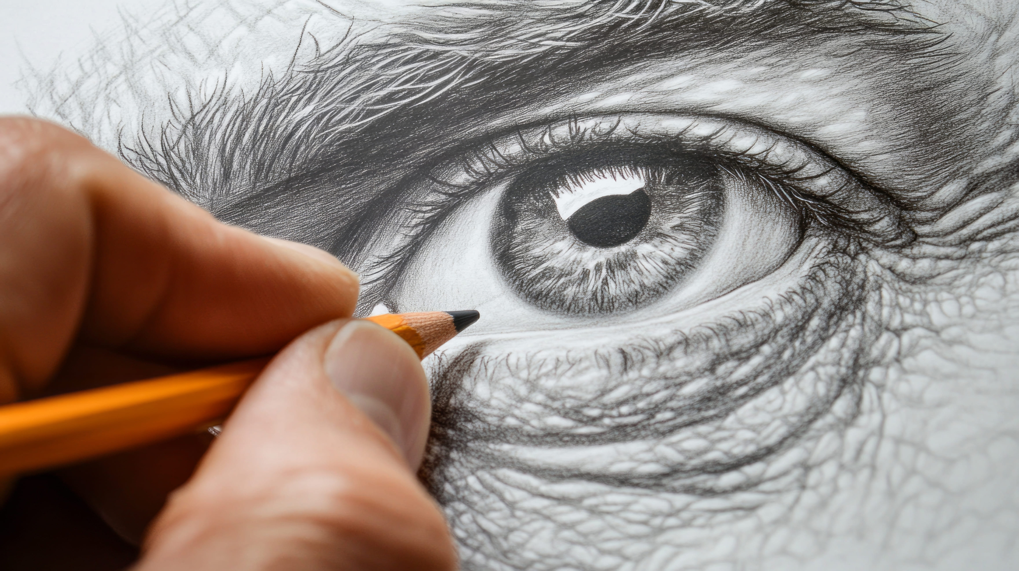 Jak nakreslit realistické oko - Draw Planet - výtvarné ateliéry