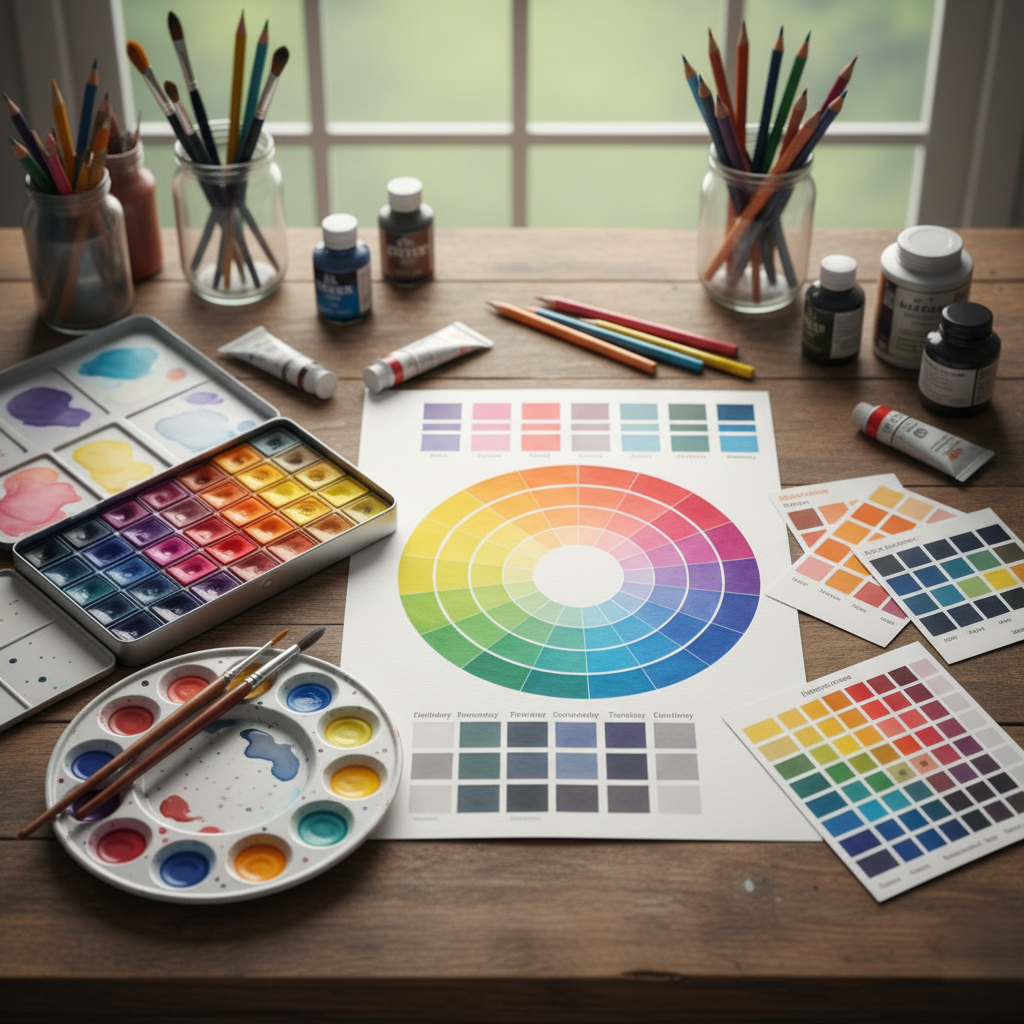 Teorie barev pro umělce: srozumitelně, prakticky a s příklady - Draw Planet - výtvarné ateliéry